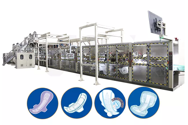 Full Servo Sanitary Napkin Main Machine, | Wedoimport.com